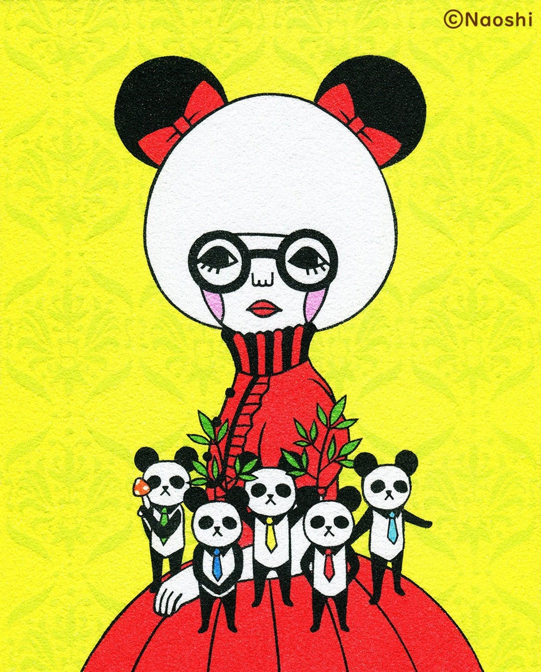 8×10 Art Print -panda Queen- - Etsy