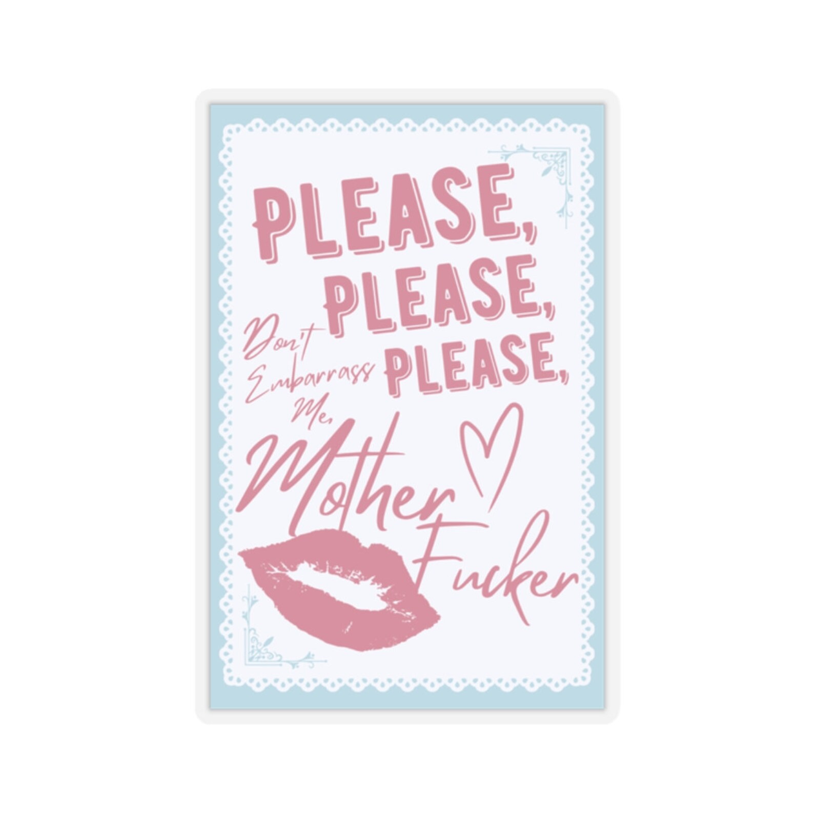 Sabrina Carpenter Please Please Please Cute Lyric Sticker - Etsy