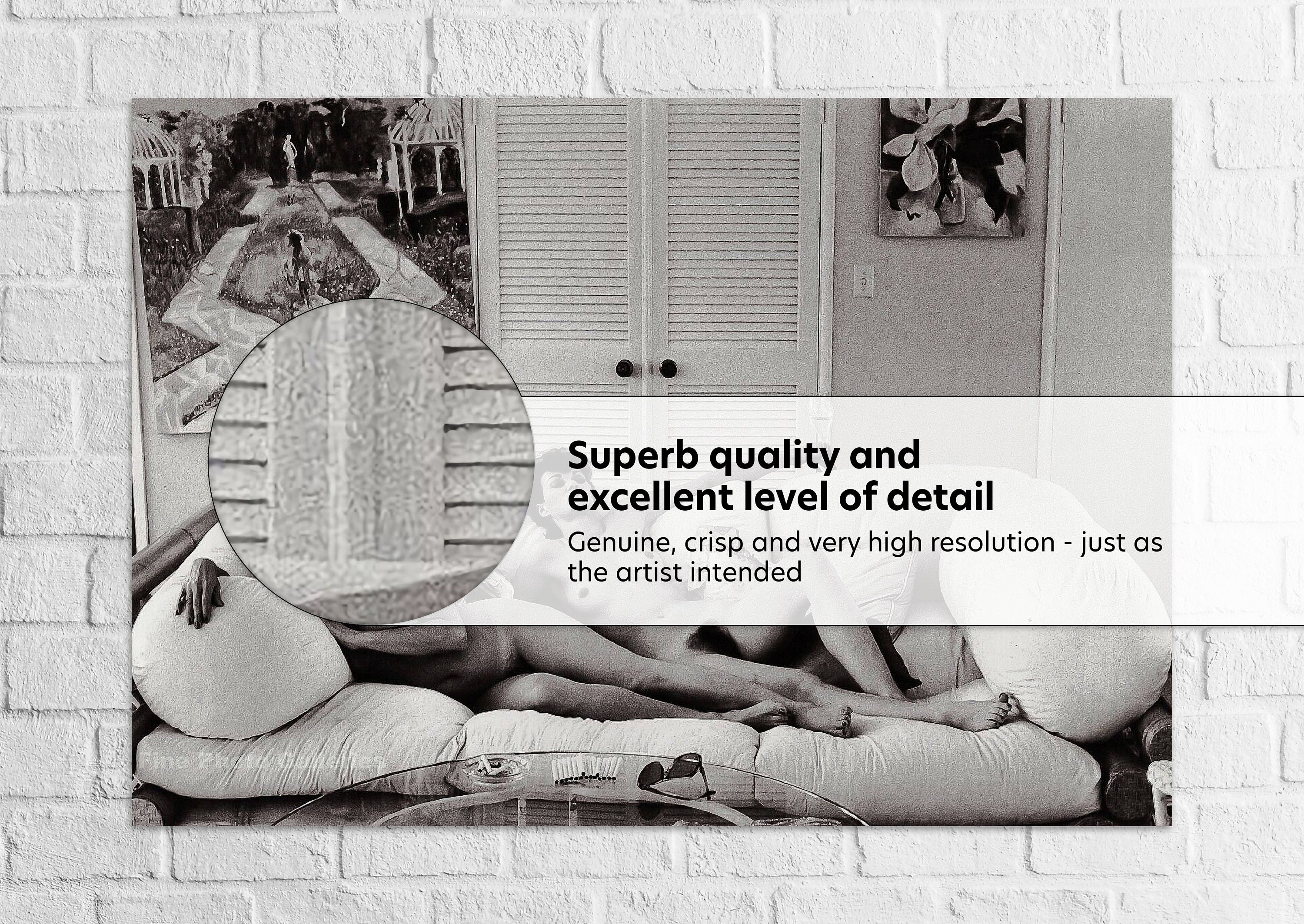 Poster of Helmut Newton Artwork 1984 Female Nude Teri Rojas Artist and ...