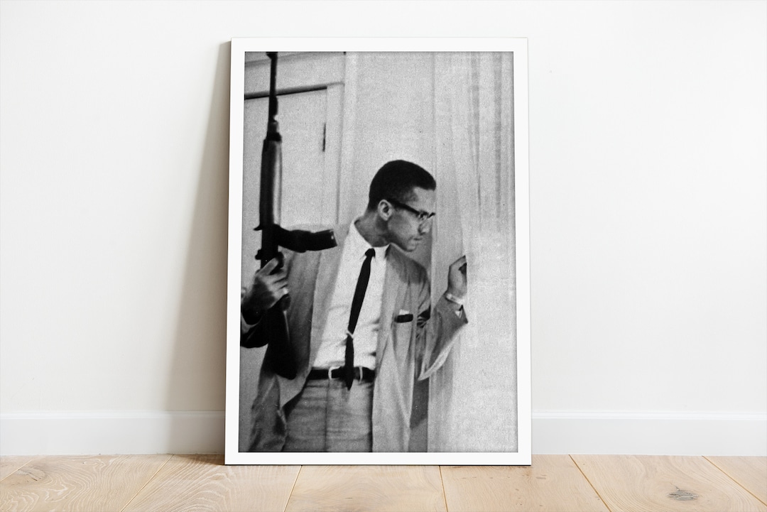 Poster of Malcolm X Malcolm X Print Malcolm X Framed or Unframed Print Artarchive - Etsy