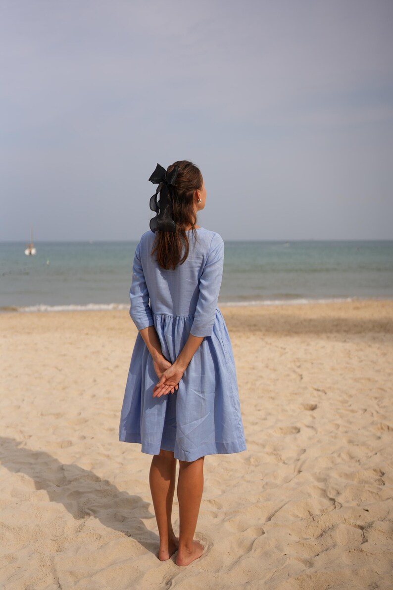 Cottage Renaissance Boho Linen Dresses for Woman, Romantic Boho Linen ...