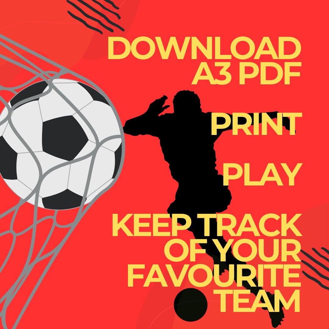 Euro 2024 Wall Chart Printable - Etsy UK