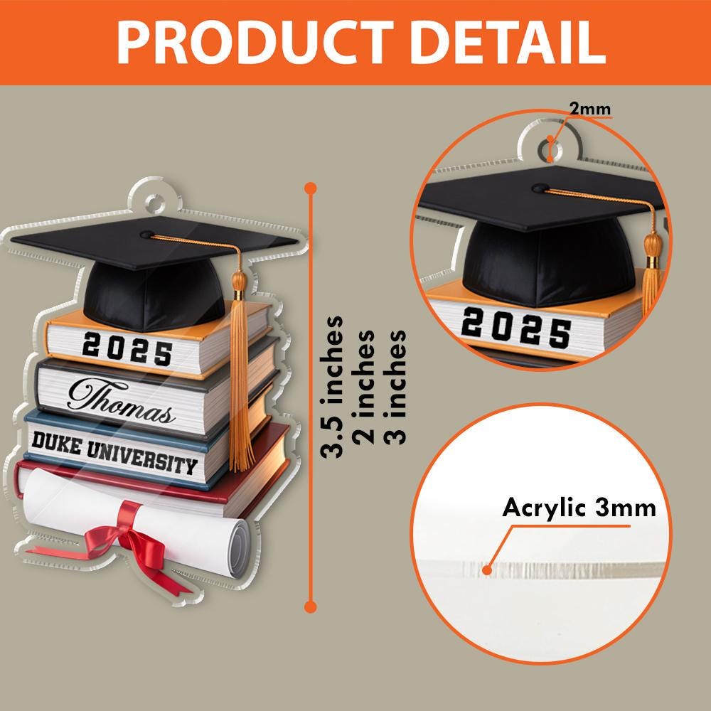 Personalized Graduation Class of 2025 Keychains, Senior 2025 Gifts ...