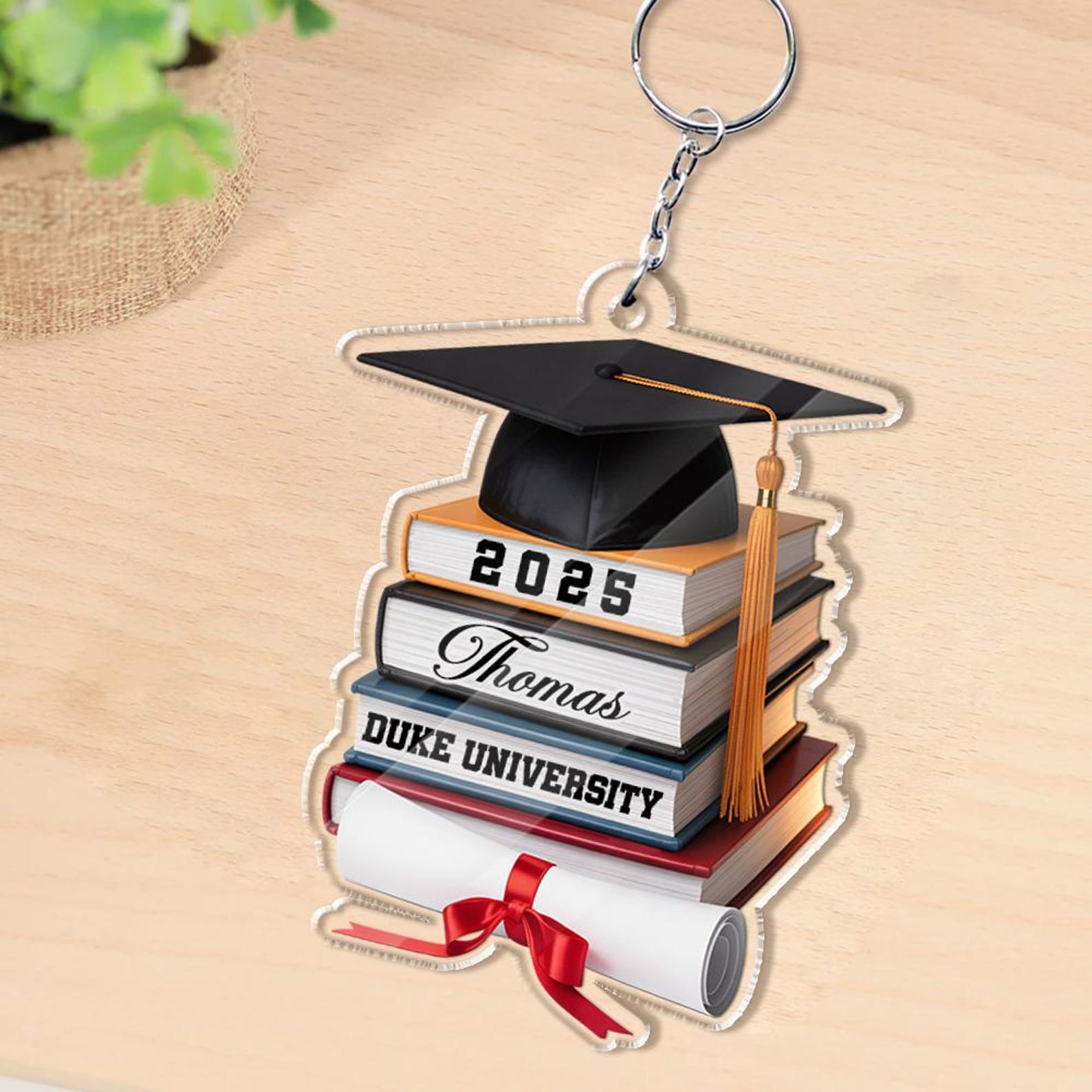 Personalized Graduation Class of 2025 Keychains, Senior 2025 Gifts ...