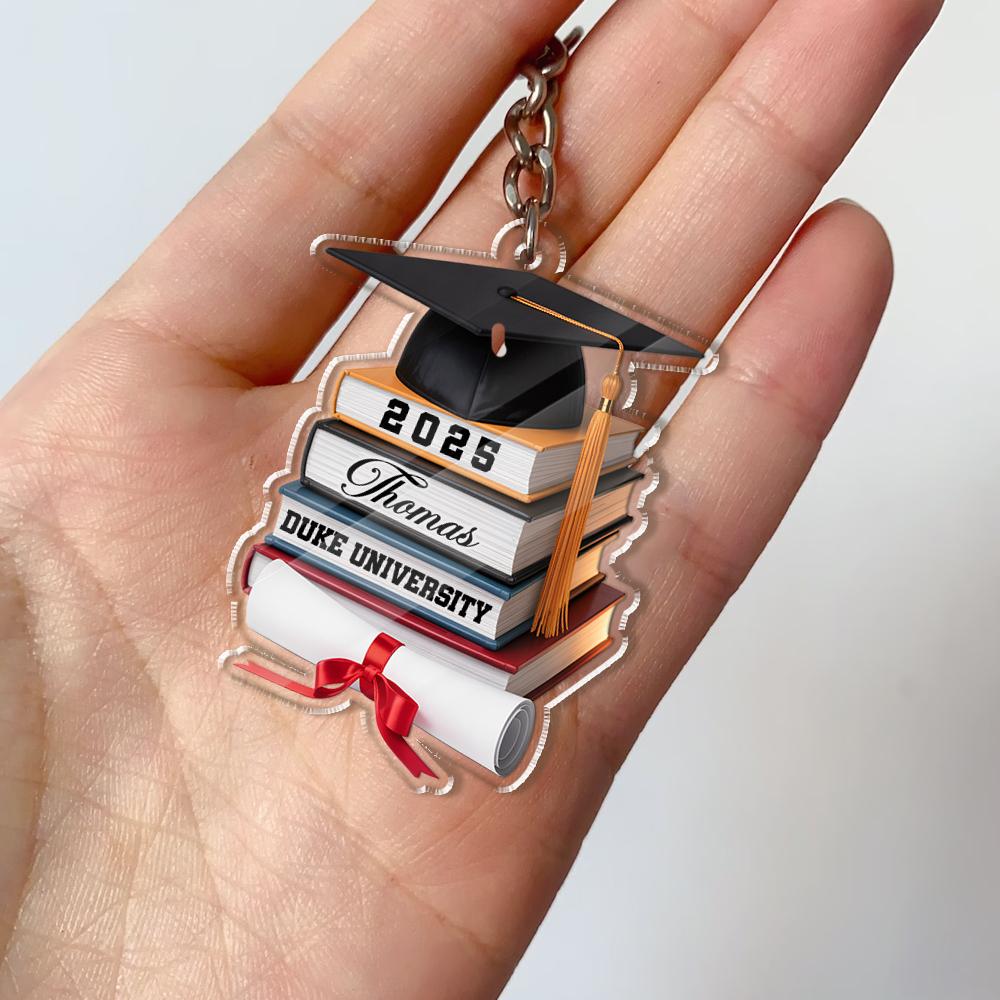 Personalized Graduation Class of 2025 Keychains, Senior 2025 Gifts ...