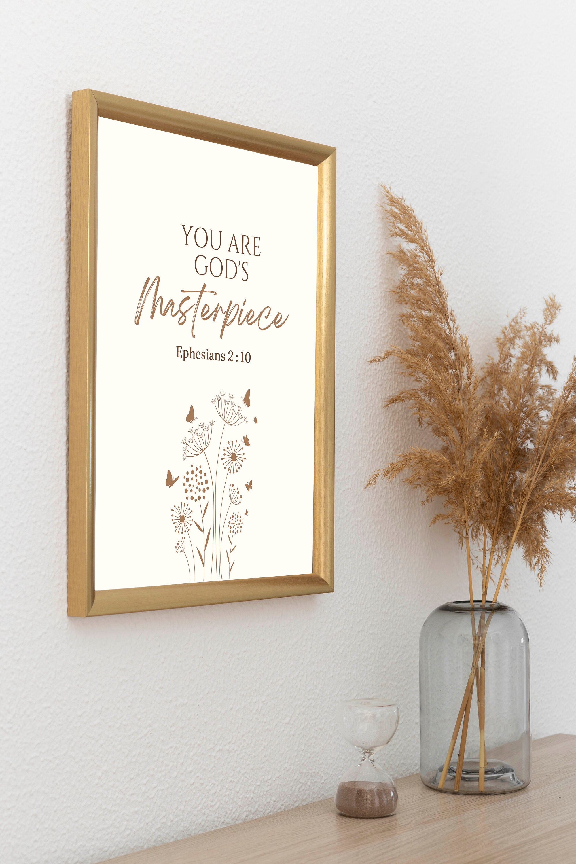 You Are God's Masterpiece Ephesians 2:10 Printable | Scripture Wall Art ...