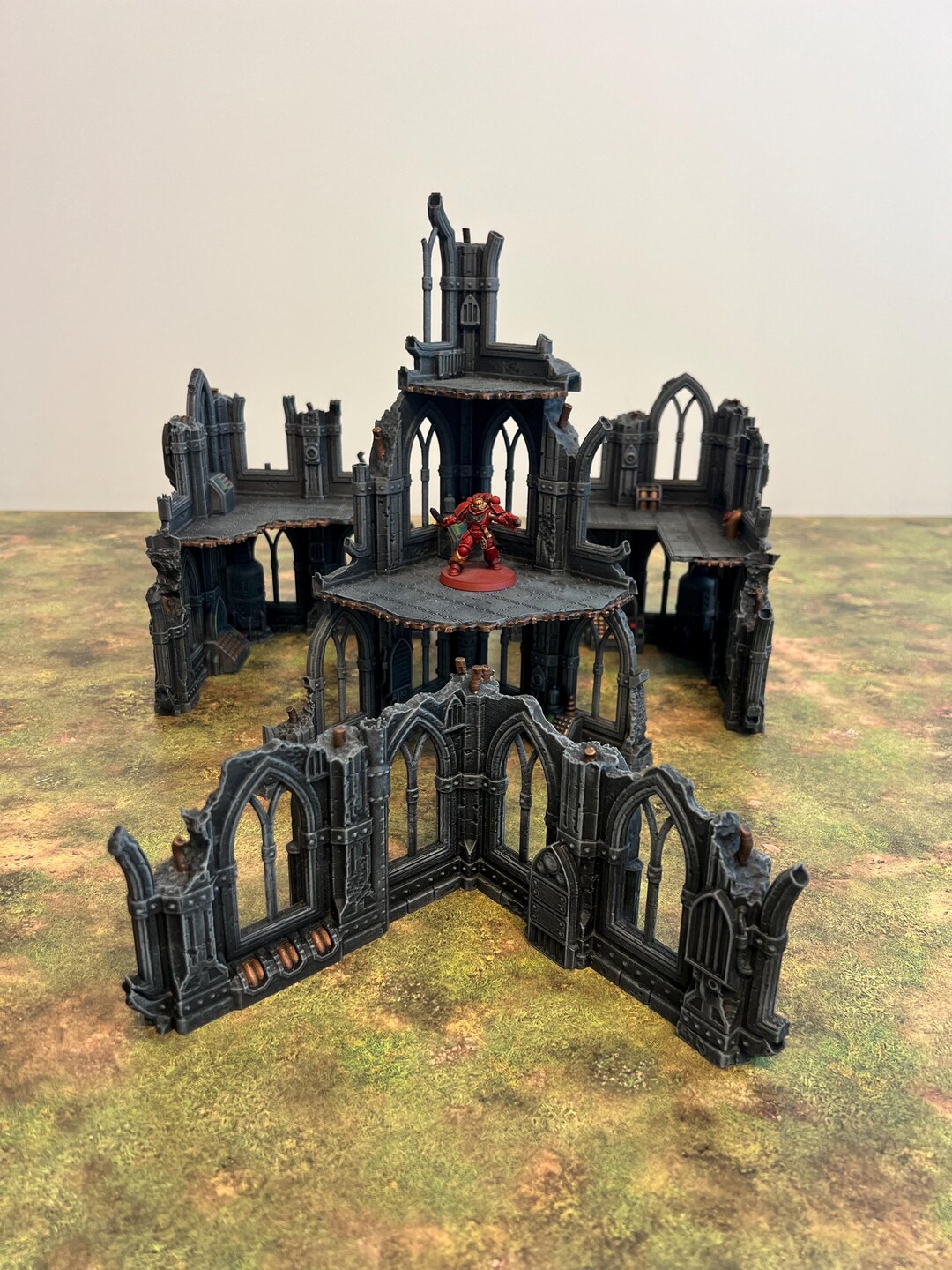 Painted Gothic Ruins Terrain Set for Warhammer 40K, Kill Team ...