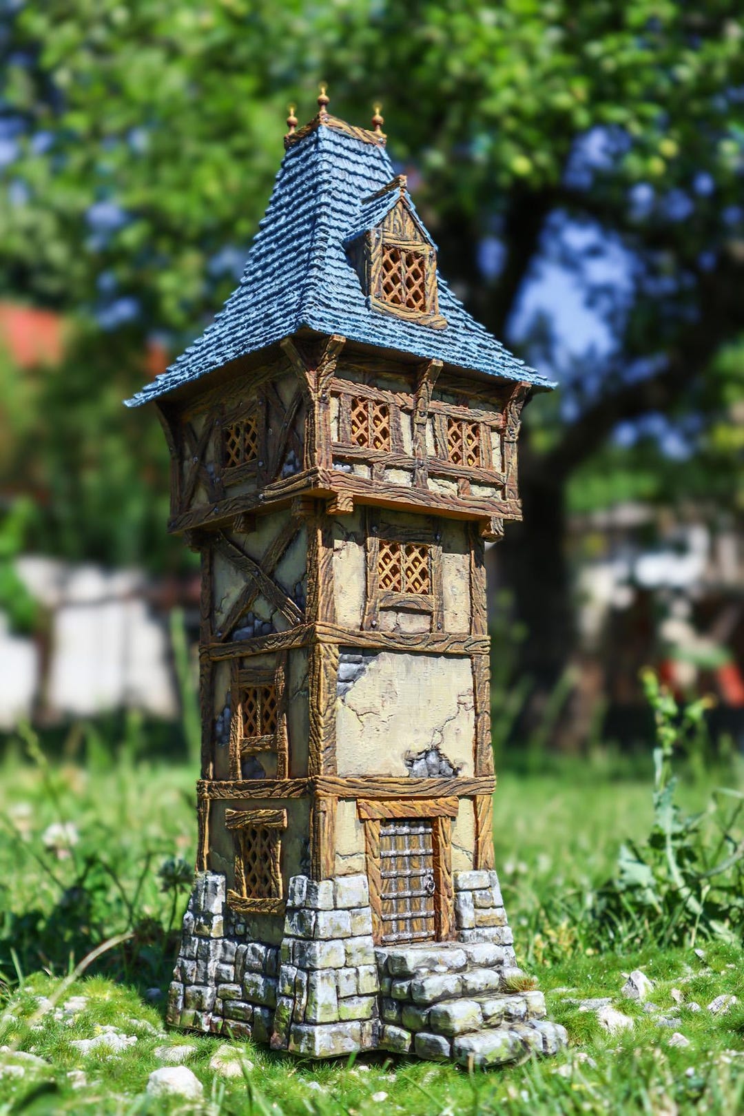 Medieval Fantasy Watchtower Terrain – 3D Printed City of Tarok House ...