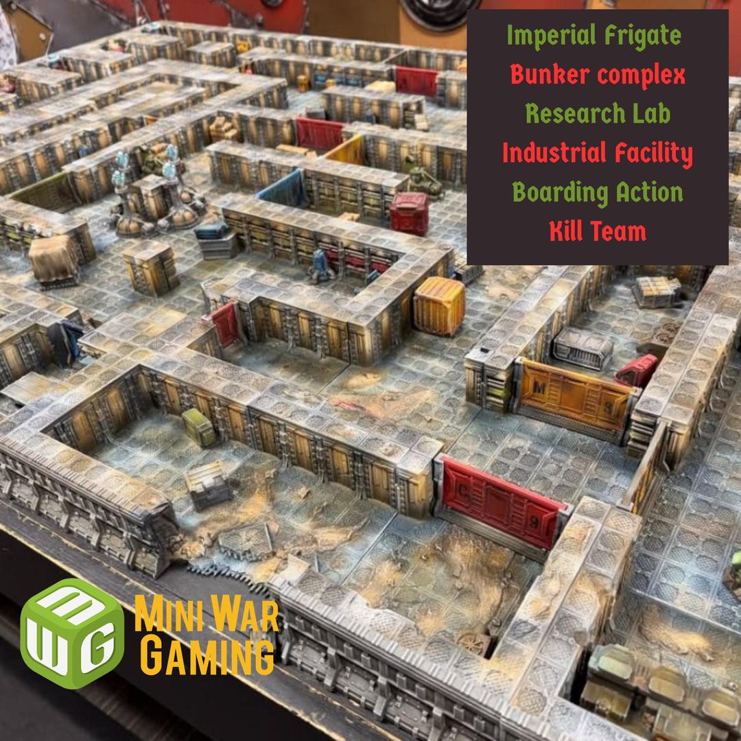 Modular Sci-fi Bunker & Spaceship Interior Terrain Set – 28/32mm ...