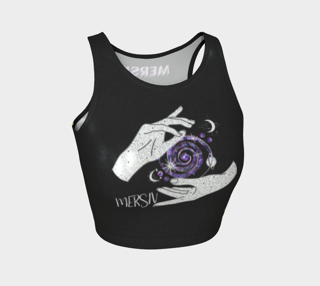 Custom Mersiv Merch Fan Made Crop Top | Unique Festival Wear | EDM ...