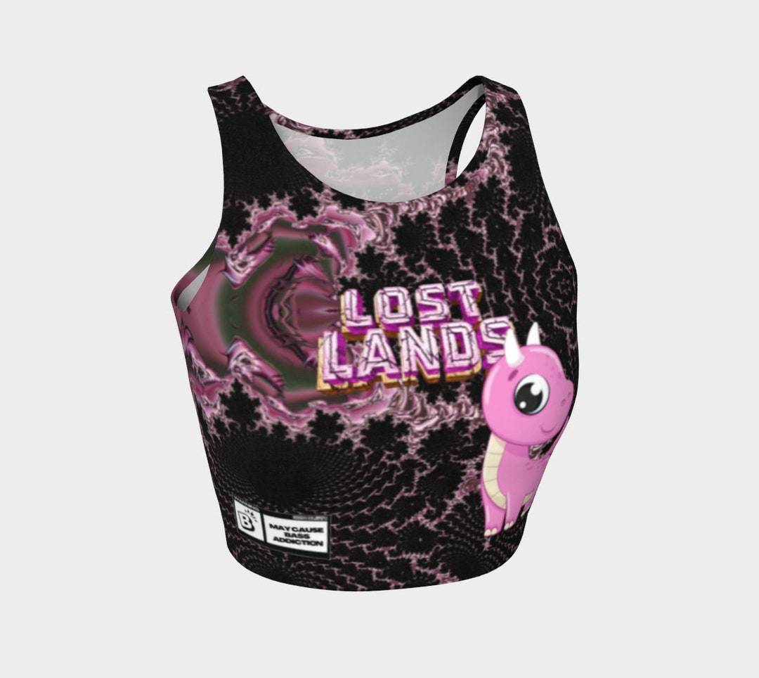Custom Lost Lands Merch Fan Made Crop Top | Unique Festival Wear | EDM ...