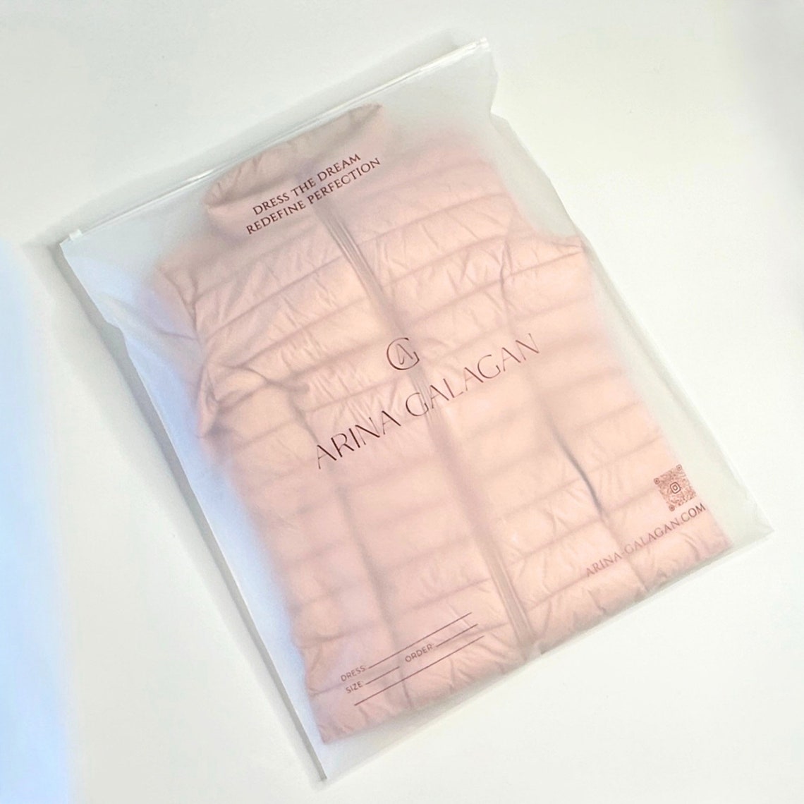 Custom Zipper Bag, Custom Frosted Zipper Bags, Clear Zip Bag, High ...