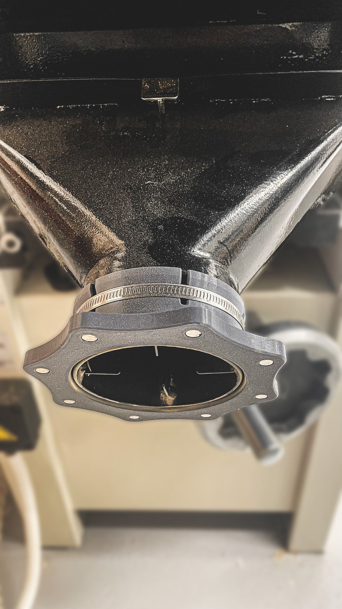 Magnetic DUST Port Connector 100mm - Perfect for DIY Projects, CNC and ...