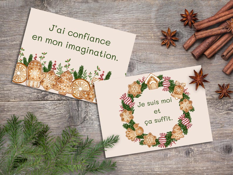 36 Positive Affirmations for Children in French | Winter I Printable ...