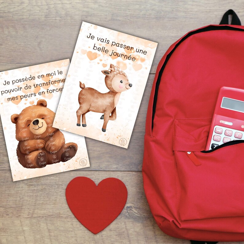 40 Positive Affirmations for Children in French | Printable ...