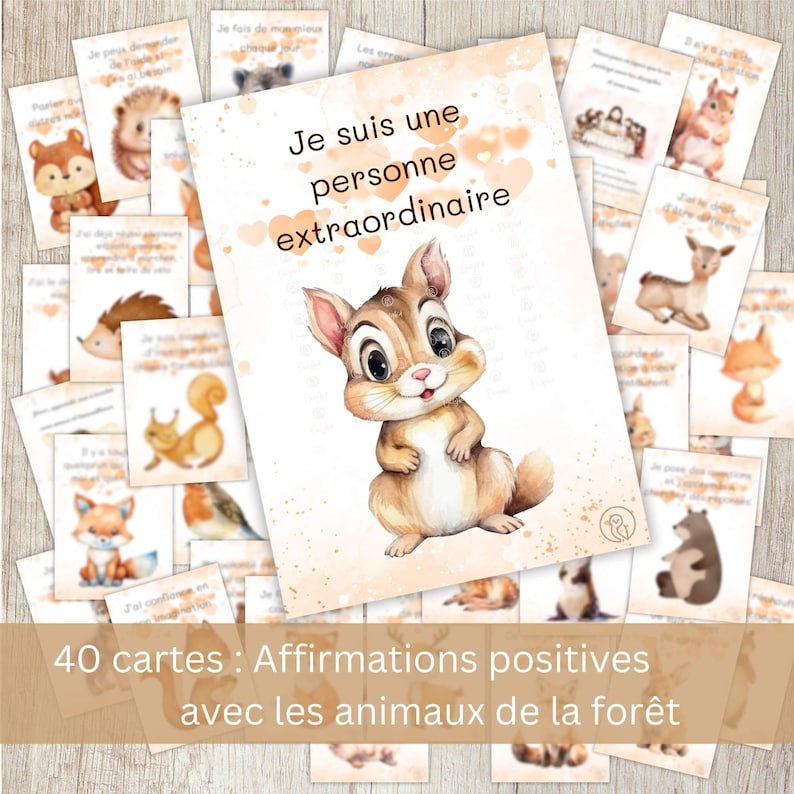 French Positive Affirmations for Kids, Personal Growth, Positive ...