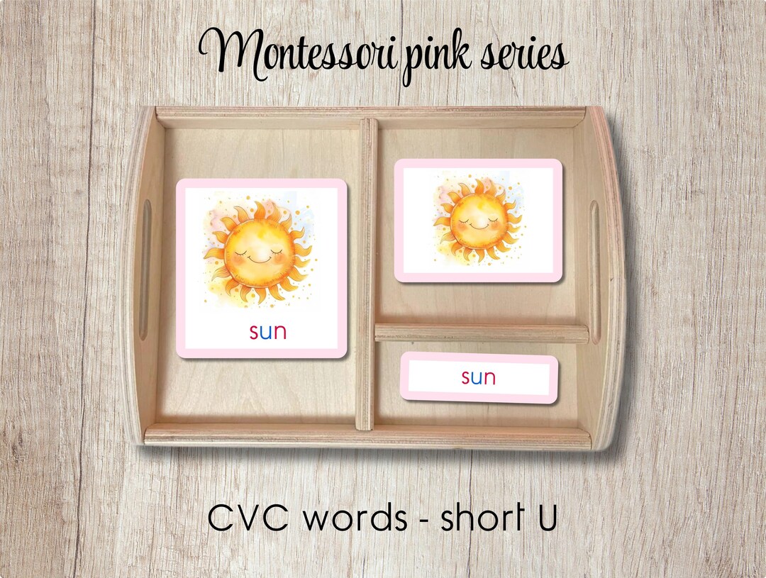 CVC, Word Short U, Kindergarten Printable, Homeschool Printable ...