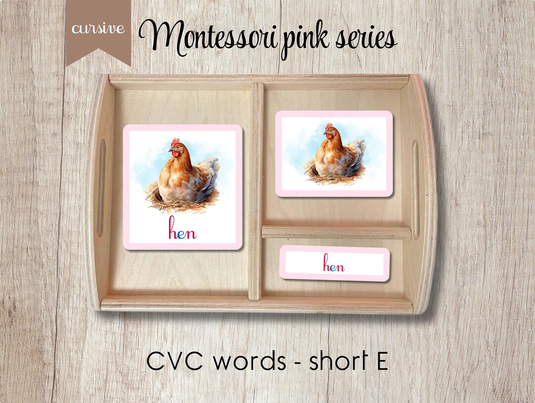 CVC, Word Short E, Kindergarten Printable, Homeschool Printable ...