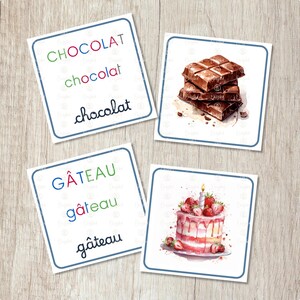 Montessori Series Reading Cards, Learning to Read in French – Beginner ...