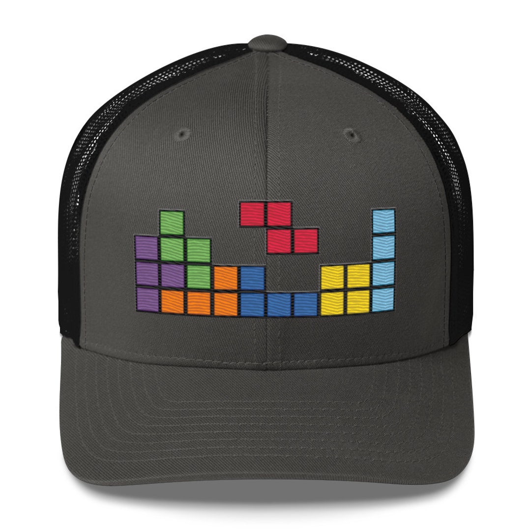 Blocks Retro Trucker Hat - Etsy