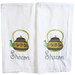 Teapot Kitchen Waffleweave Towel Custom Embroidered and Personalized - Etsy