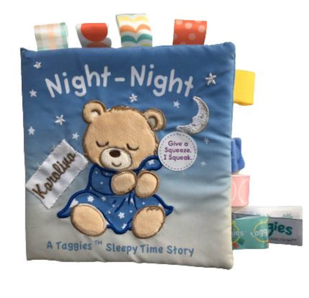 Custom Embroidered Personalized Character TAGGIES™ Starry Night Teddy ...