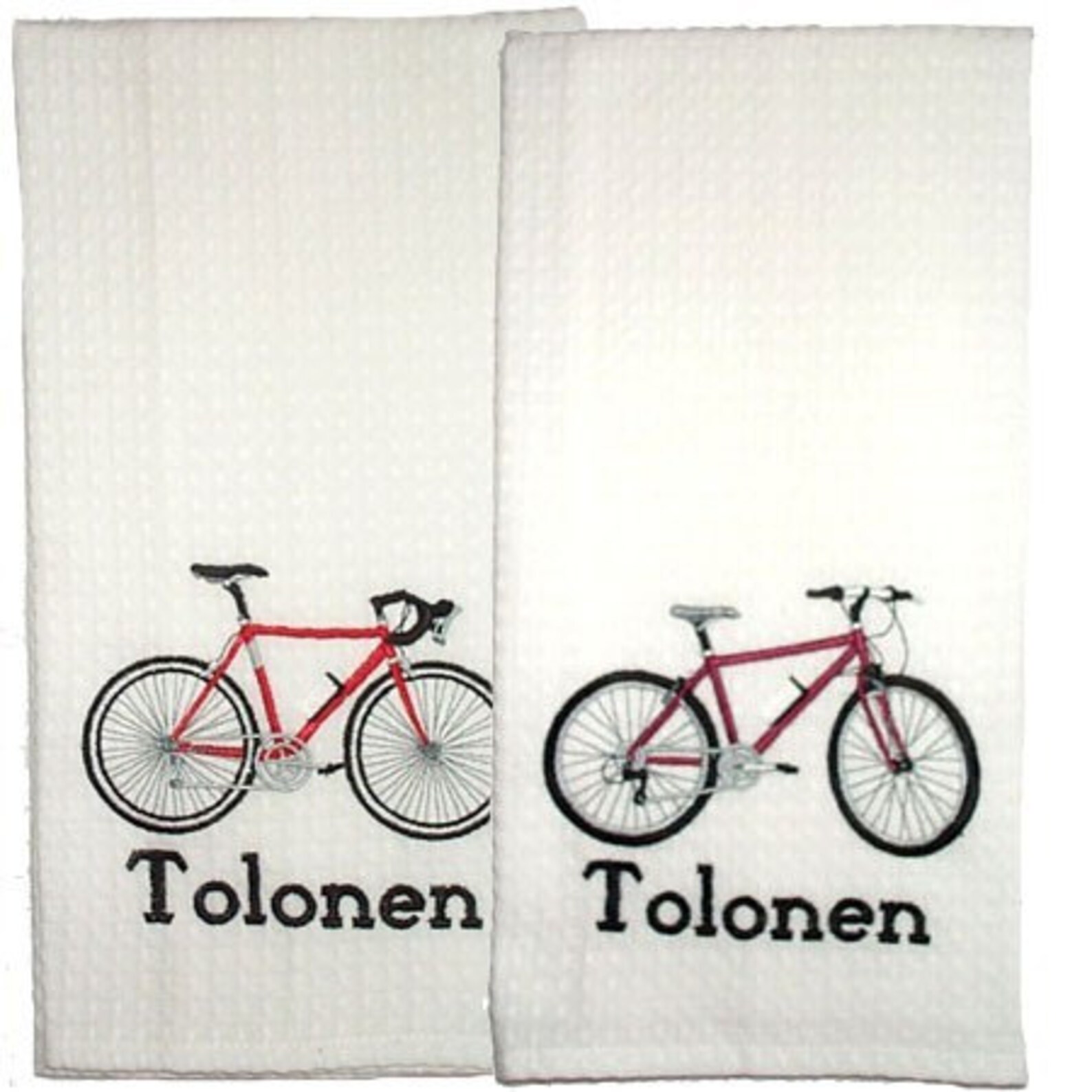 Bicycle Towel Custom Embroidered and Personalized - Etsy