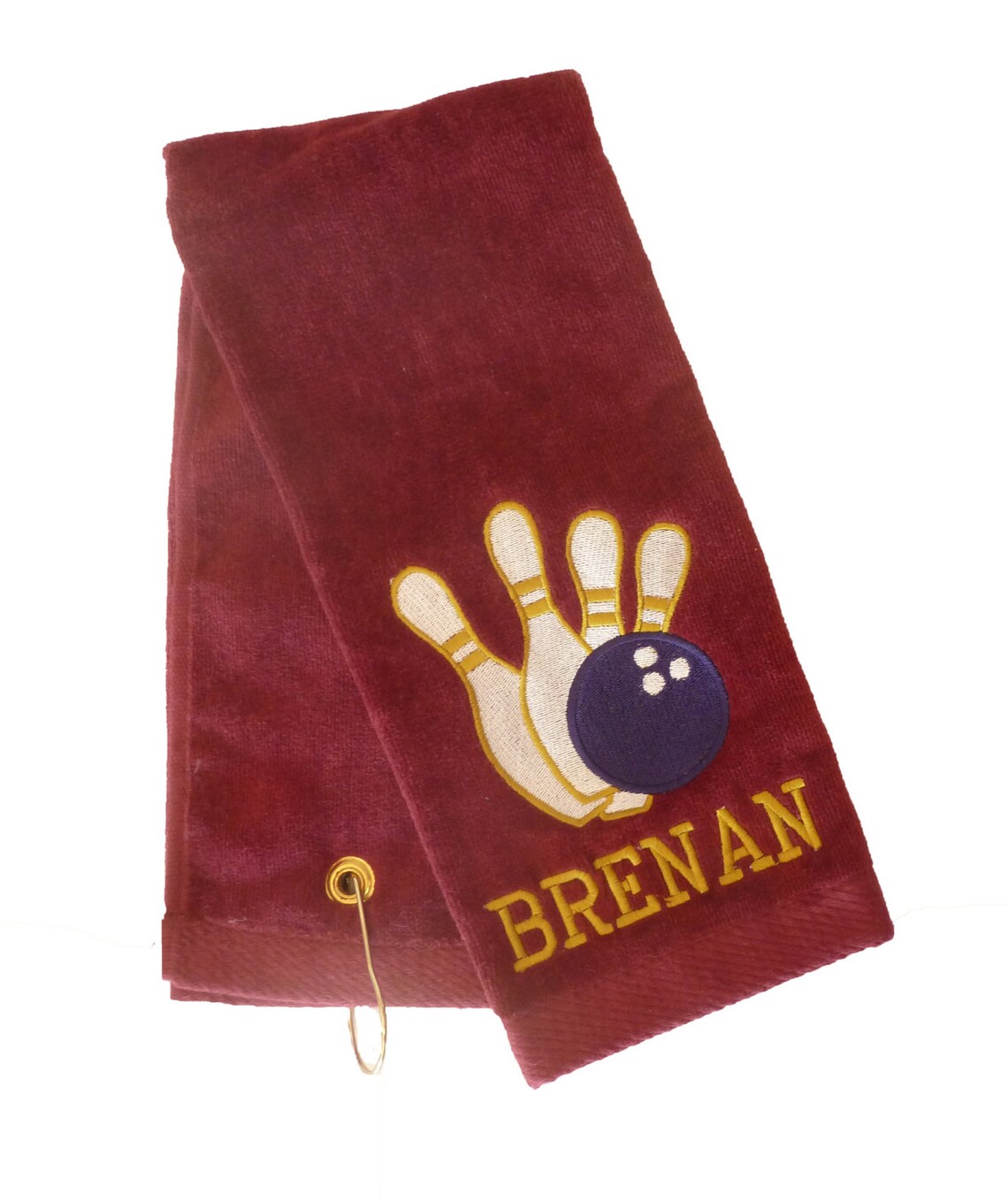 Embroidered and Personalized Sports Towel Soccer Golf - Etsy