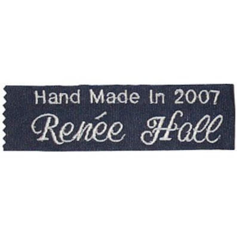 Personalized Embroidered Quilt Labels SINGLE ONE LABEL - Etsy