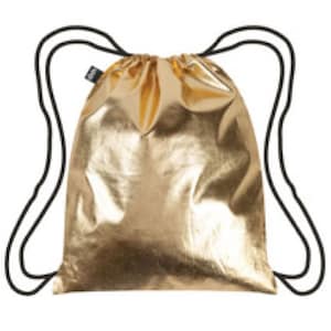 Custom Embroidered Personalized Gold or Silver Lame Drawstring Bag - Etsy