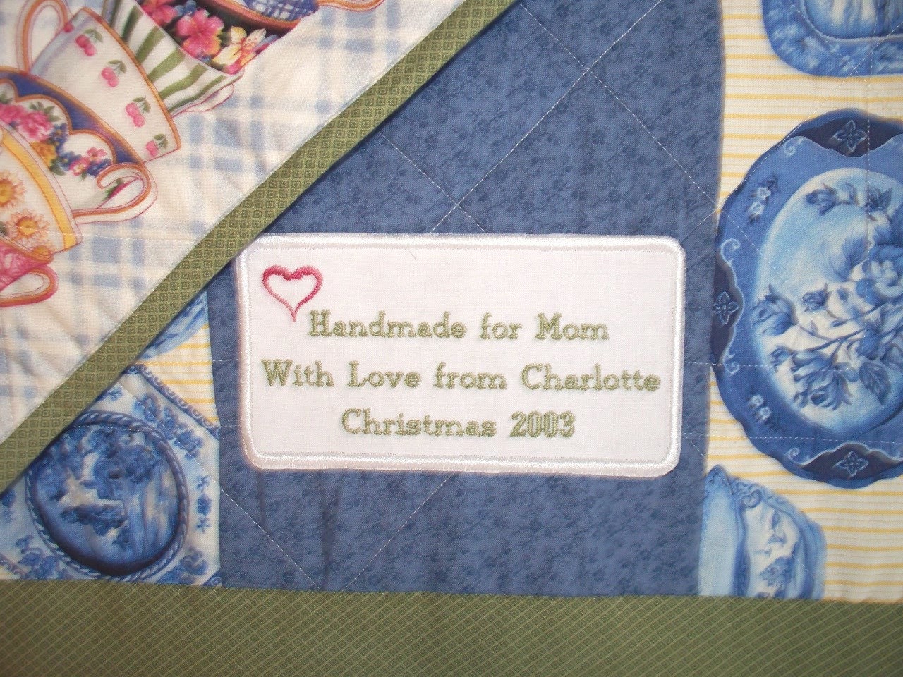 Custom Embroidered Personalized Quilt Label - Etsy