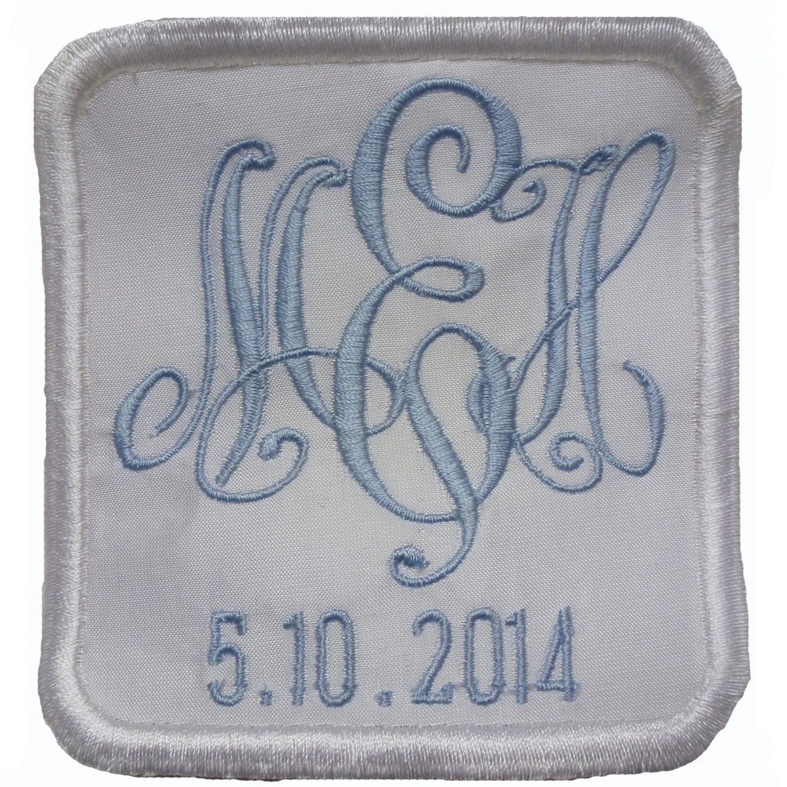Elizabeth Silk Wedding Gown Label Custom Embroidered and Personalized ...