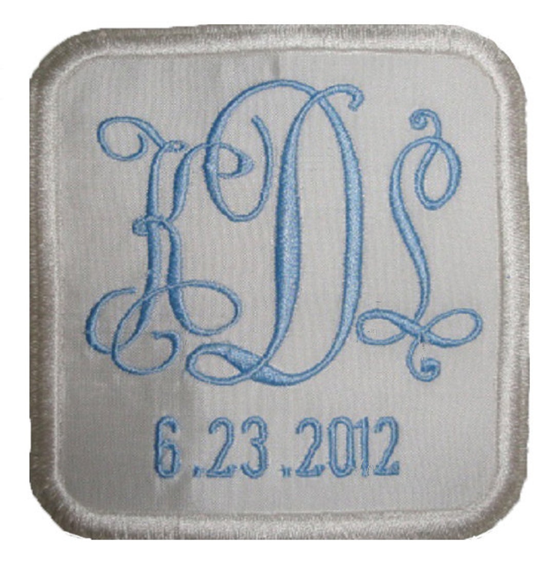 Elizabeth Silk Wedding Gown Label Custom Embroidered Personalized AND ...