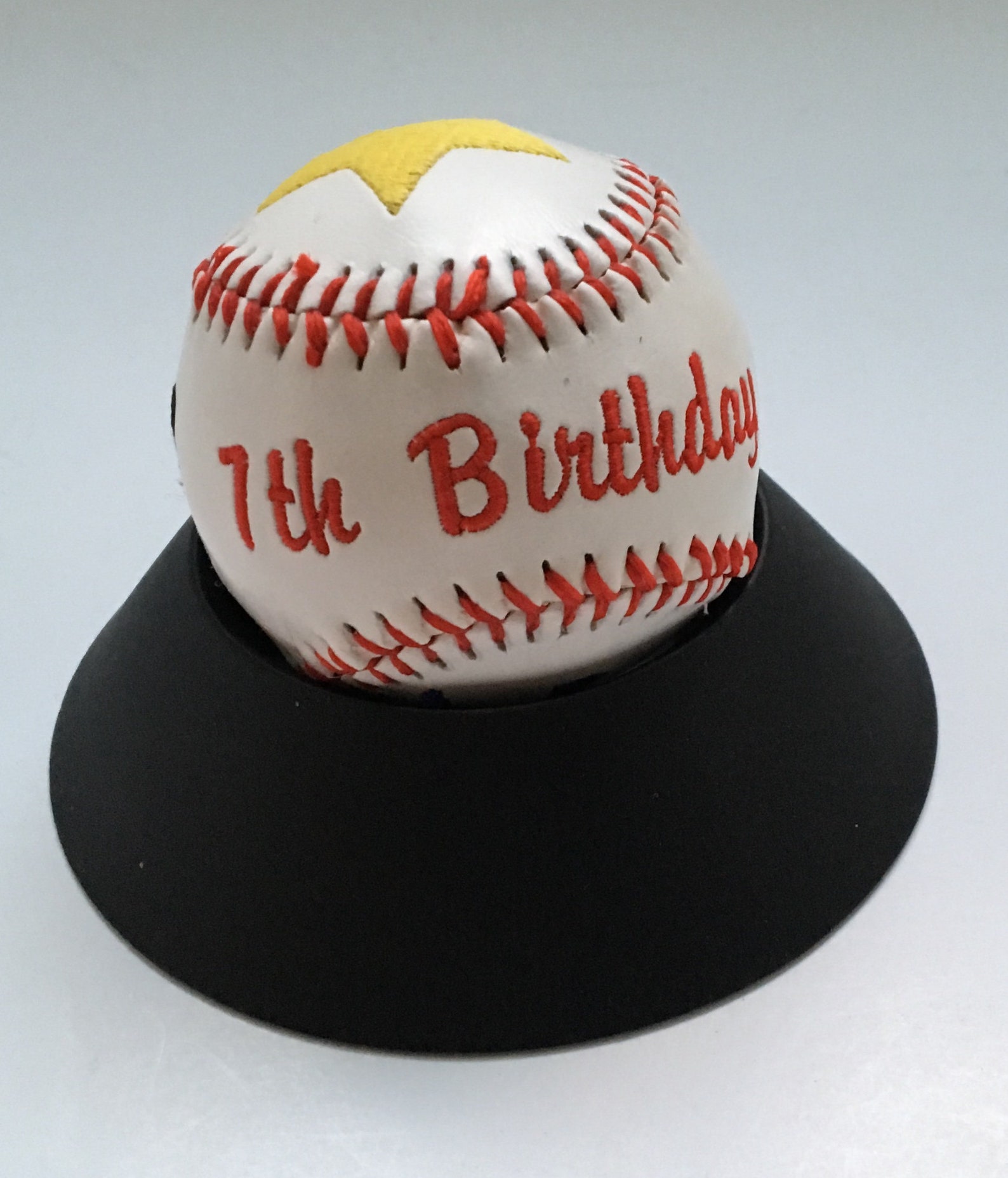 Custom Embroidered and Personalized Regulation Baseball with | Etsy