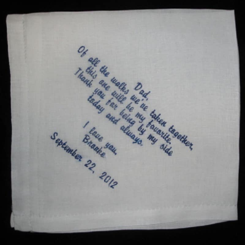 Embroidered Handkerchief - Etsy