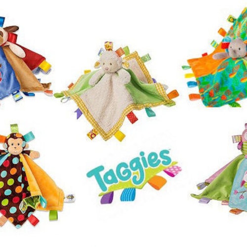 Custom Embroidered Personalized Character TAGGIES™ Blanket | Etsy