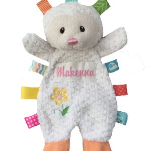 Custom Embroidered Personalized Character TAGGIES™ Lovey Harmony Bunny ...