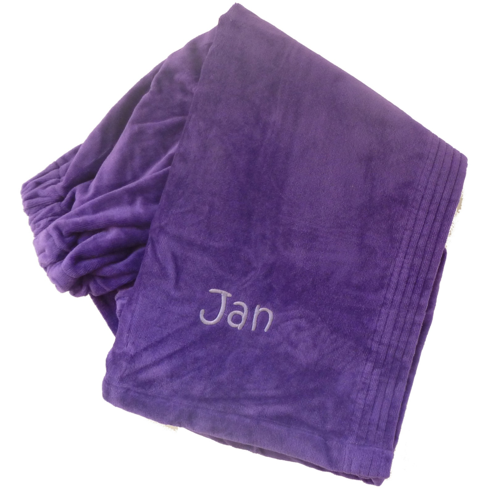 Ladies Shower Wrap in Heavy Terry Velour and Personalized With - Etsy