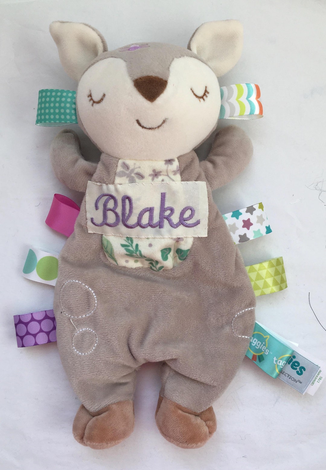 Custom Embroidered Personalized Character TAGGIES™ Starry Night Teddy ...