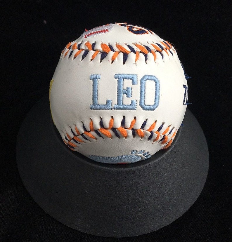 Custom Embroidered and Personalized Regulation Baseball With - Etsy
