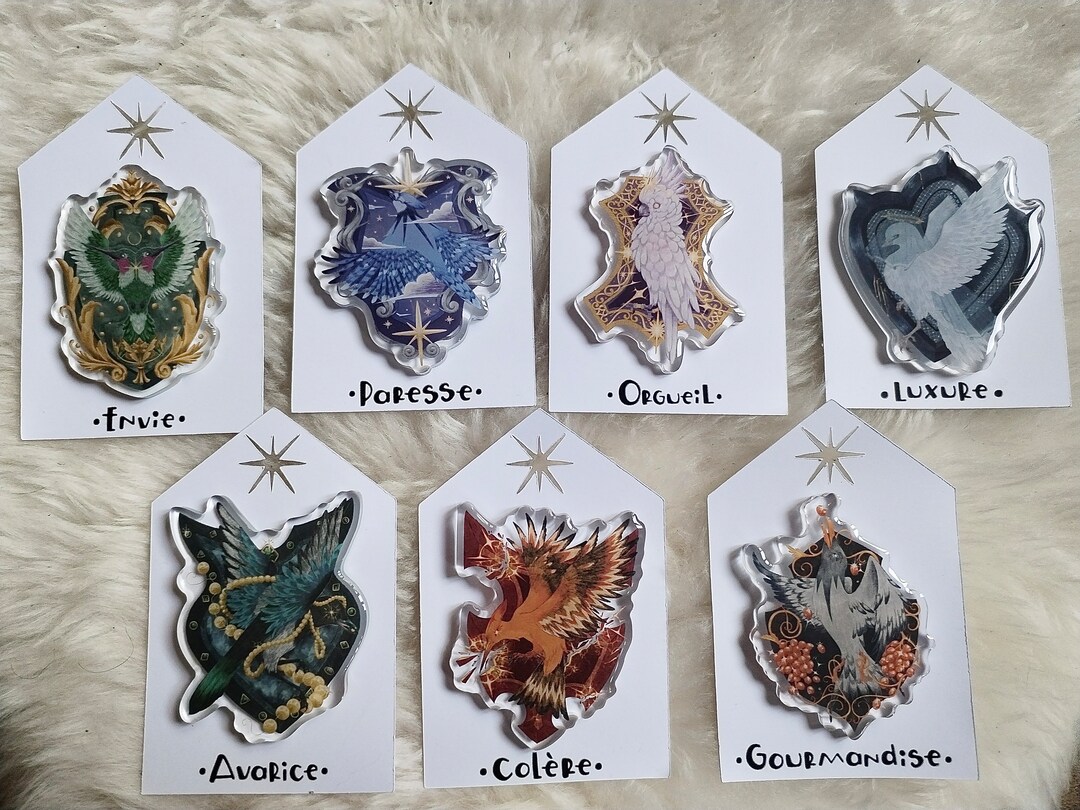 Birds Deadly Sins * Pin’s * - Etsy UK