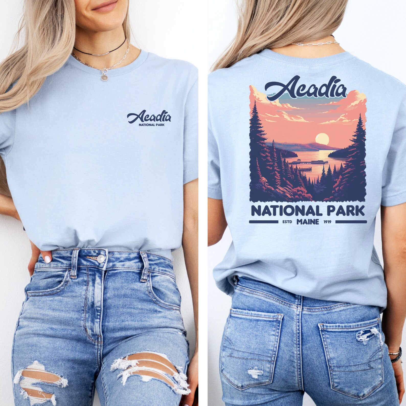 Acadia National Park Shirt, Maine Shirt - Etsy