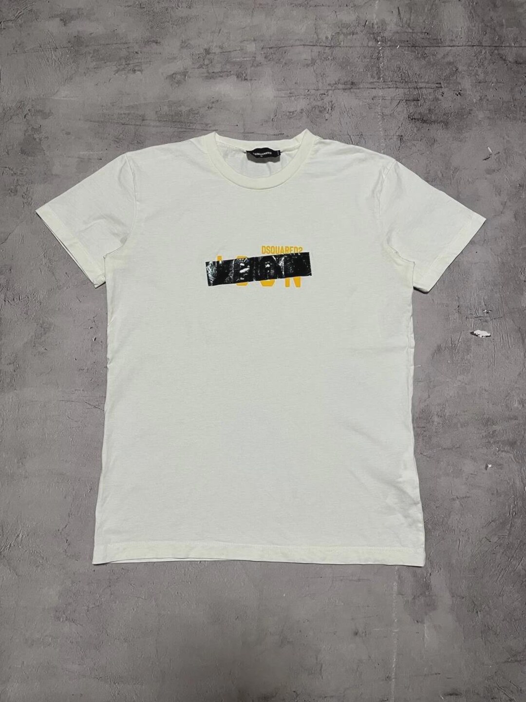 DSQUARED2 Icon Tape Logo T Shirt White Size S Men's - Etsy