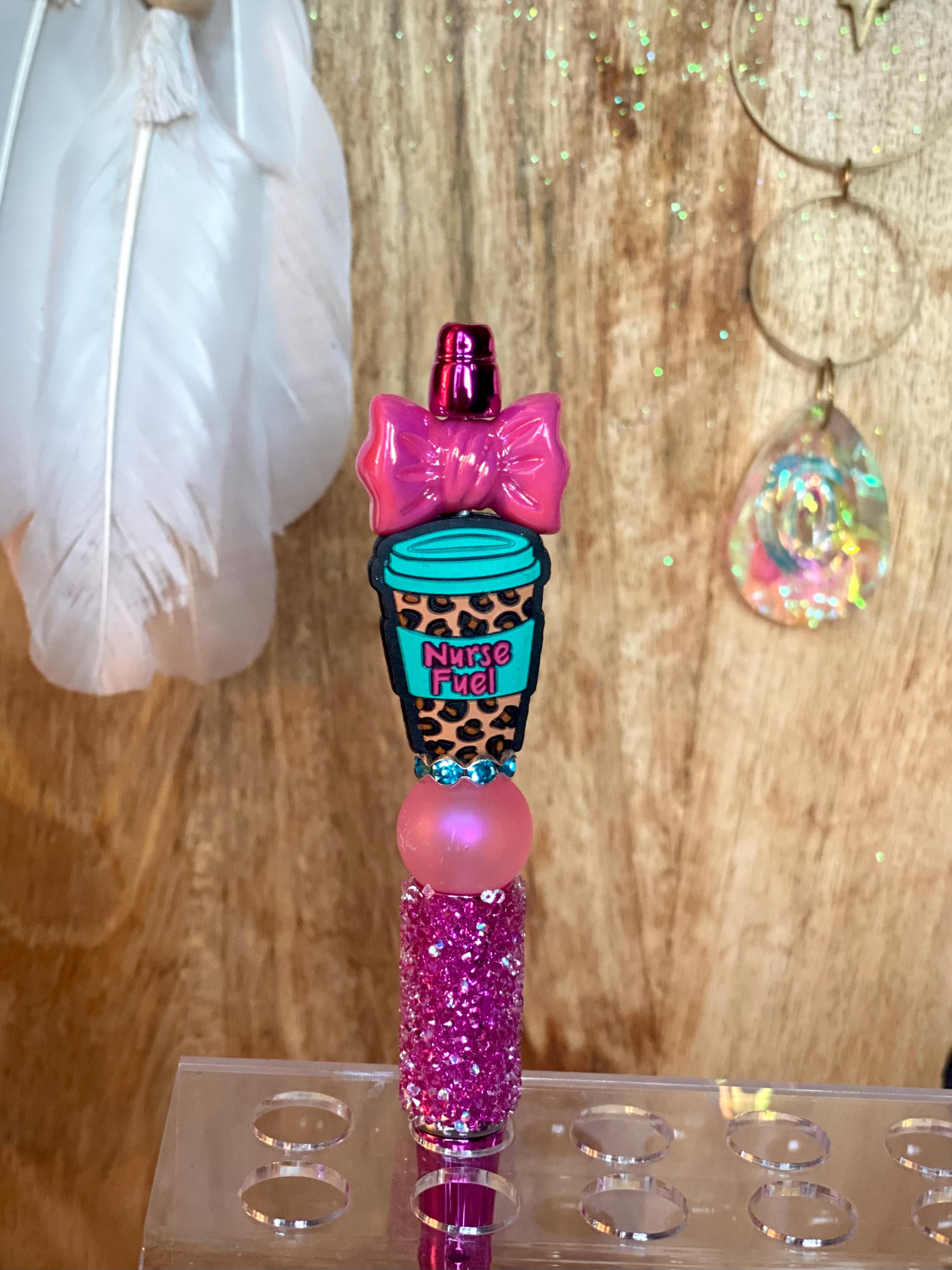 Nurse Theme Beaded Pens | Beaded Pens | Nurse Pens | Handmade | Medical ...
