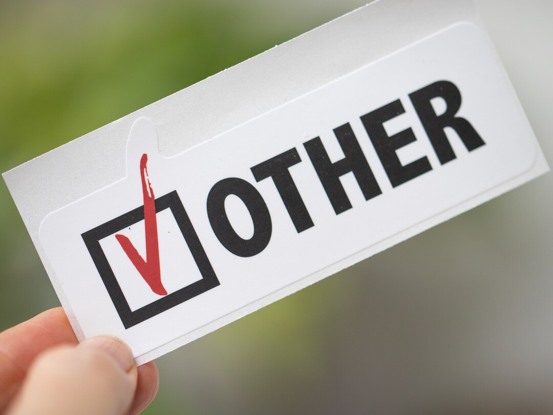 Checkbox Other Diecut Sticker, Stay Weird Sticker, Think Outside the ...