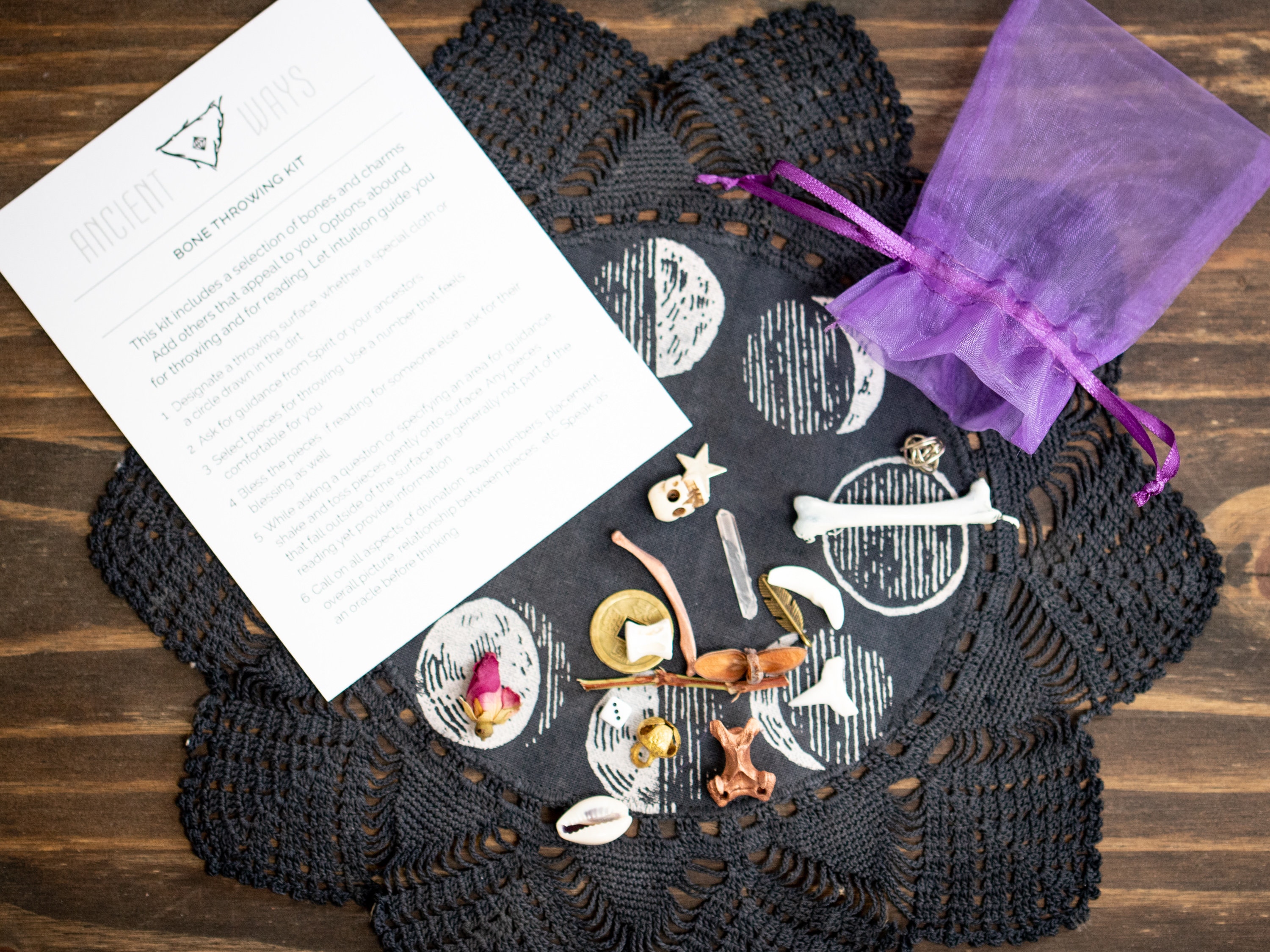 Bone Throwing Kit, Starter Kit for Throwing Bones, 15-20 Pieces ...