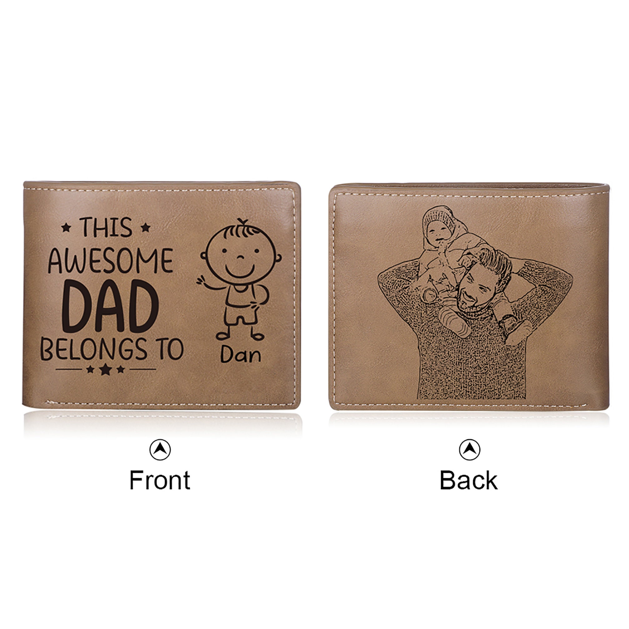 Personalized Wallets Men's Leather Wallets custom Photo Wallets this ...