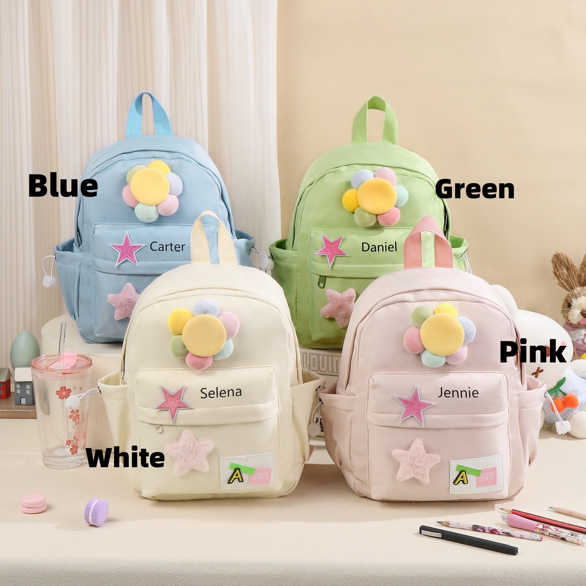 Personalized Children's Backpack Custom Name Children's Backpack back ...