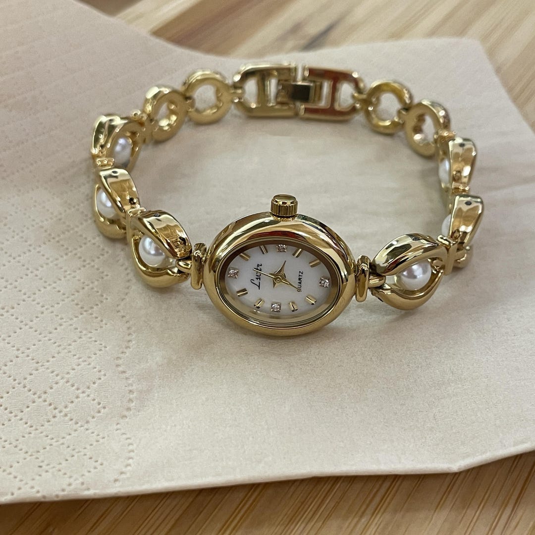 Personalized Women's Pearl Watch-custom Name Watch-women's Watch ...