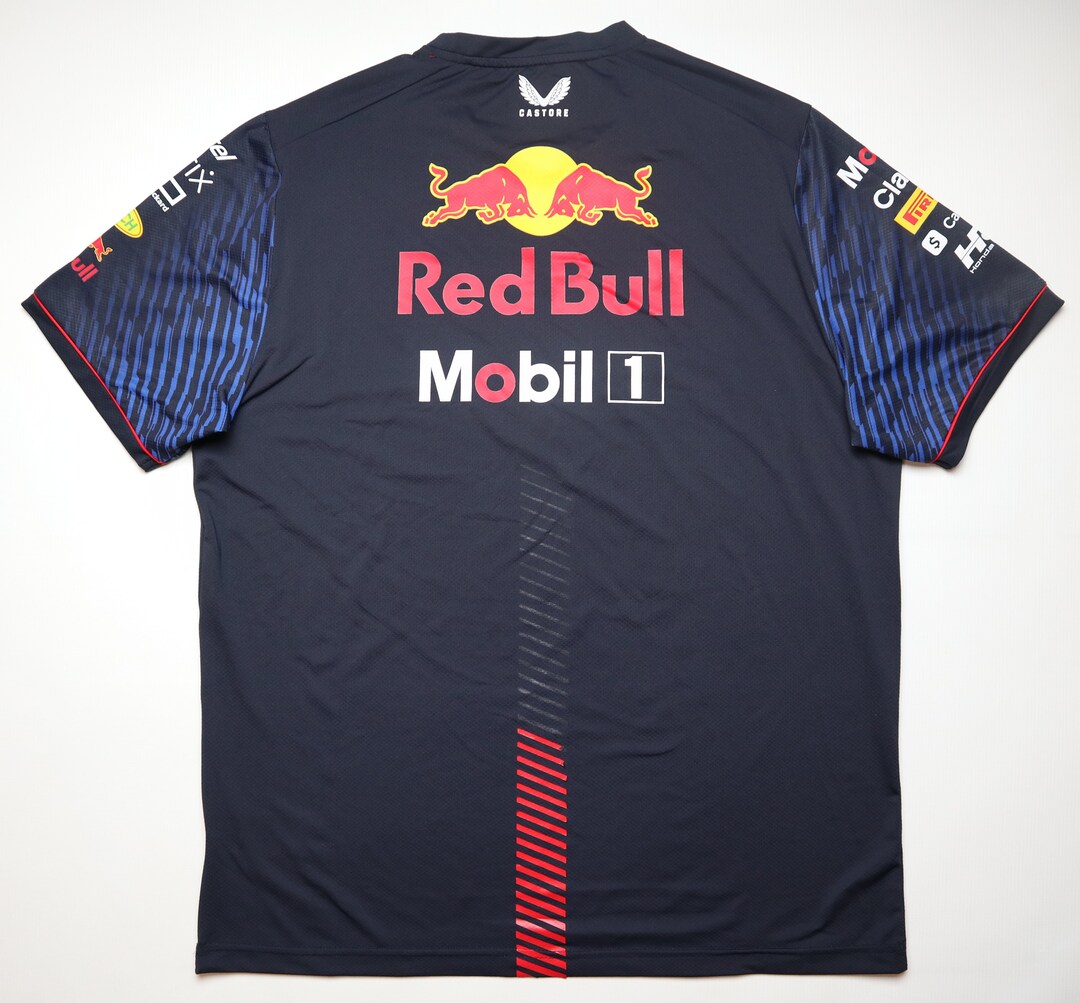 F1 Red Bull Racing Pit Crew Graphic Tee Jersey Shirt Blue Red Formula 1 ...